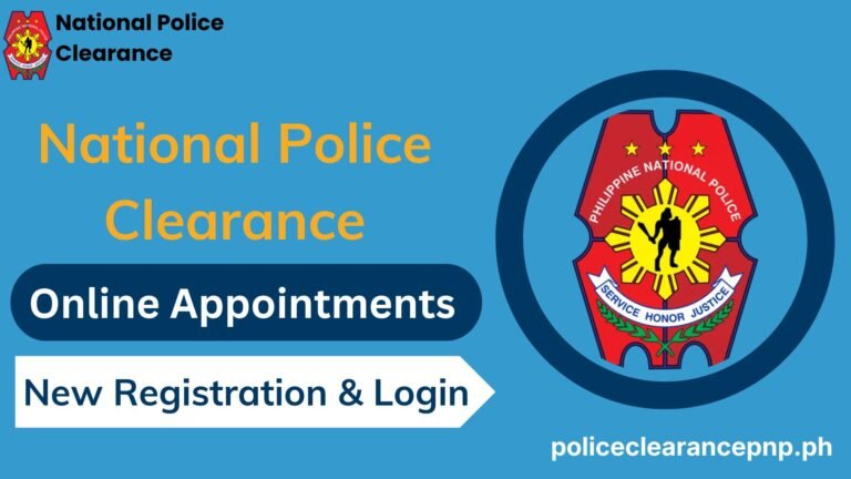 National Police Clearance | Online Application, Fees and Latest Process